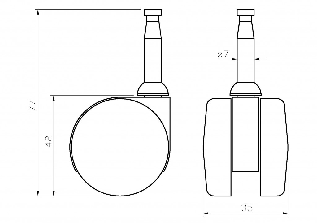 D134 1350 Twin Wheel Castor drawing jpeg - NiCo Manufacturing Ltd