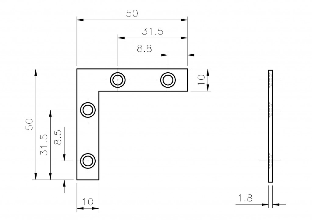 D16 3270 Angle Plate - NiCo Manufacturing Ltd